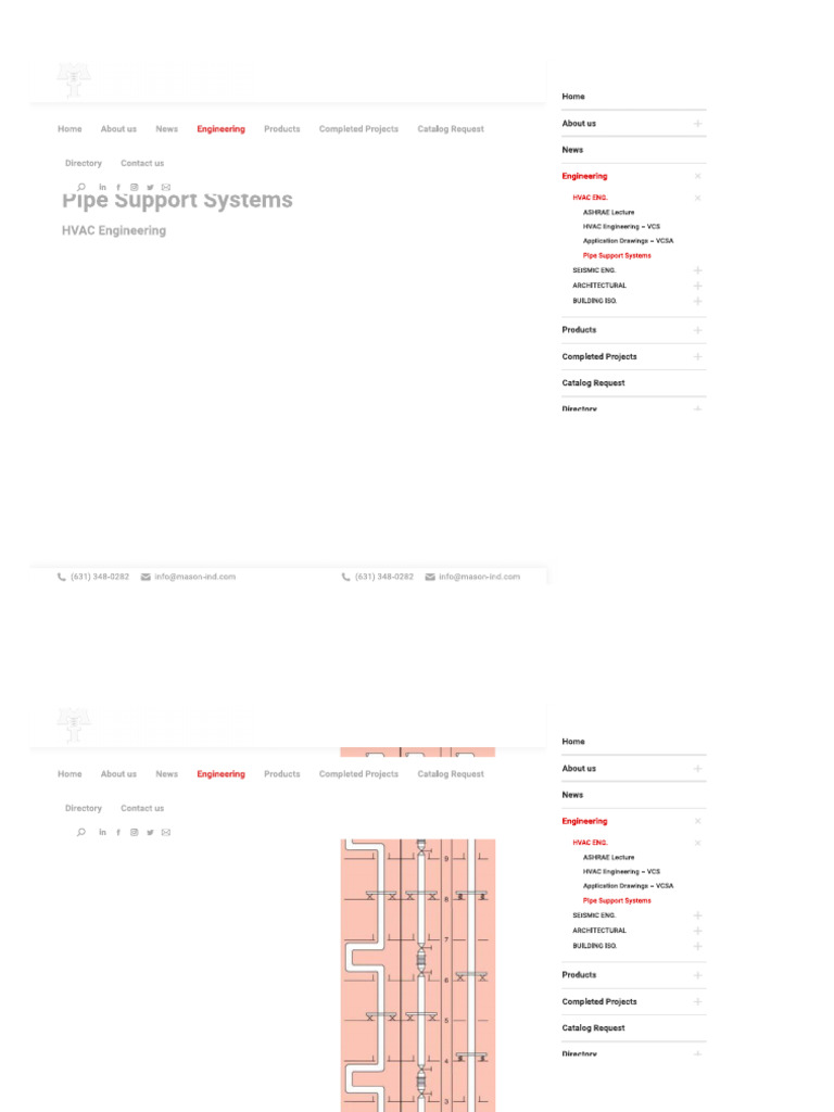 Pipe Riser Support Systems - Mason Industries | PDF