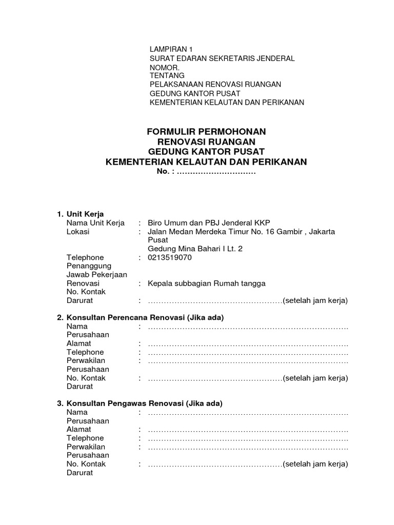 Surat ijin kerja | PDF