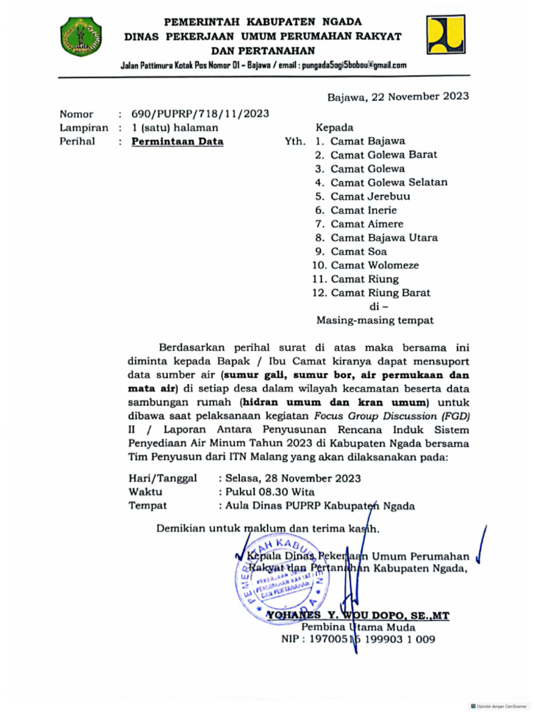 Permintaan Data | PDF