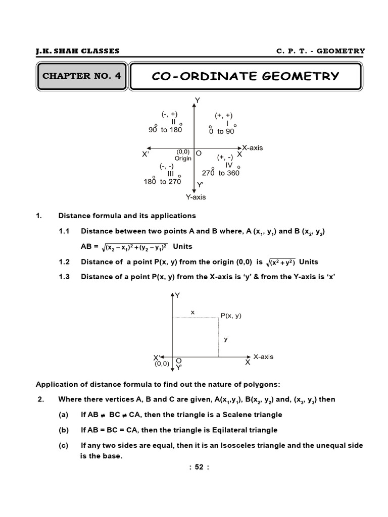 Geometry: Distance & Polygons Guide | PDF | Line (Geometry) | Rectangle
