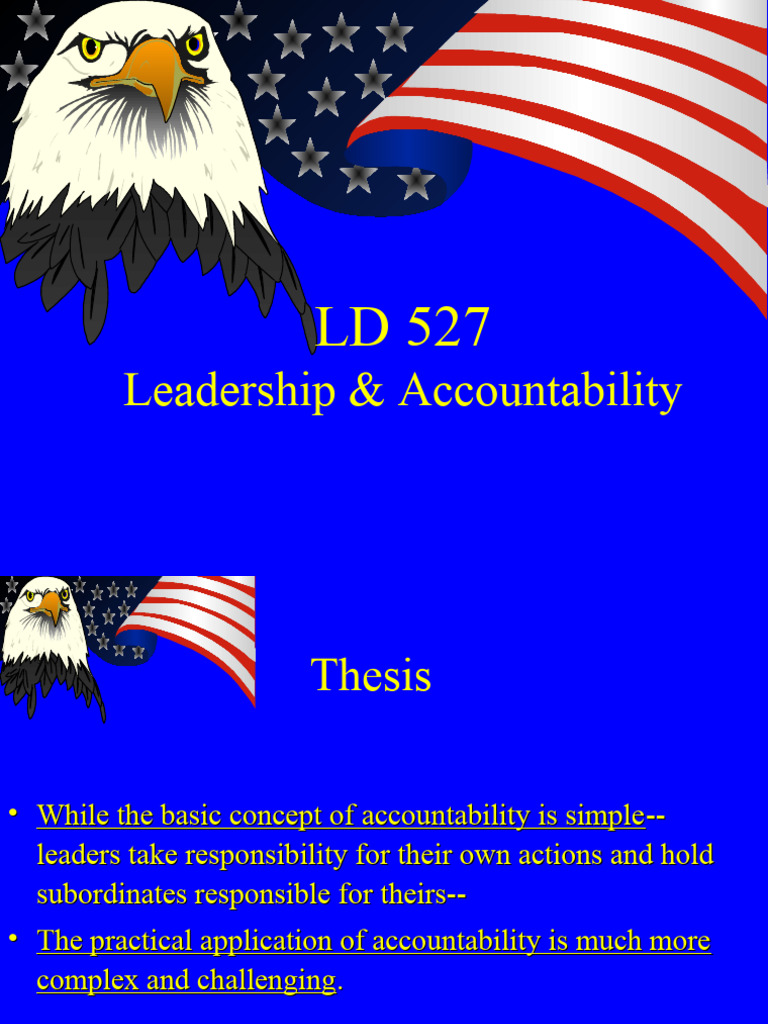 8 Accountability | Download Free PDF | Accountability | Leadership