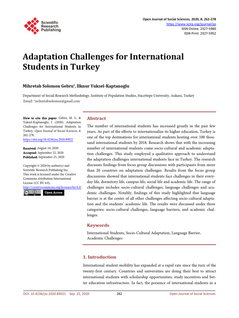 Adaptation Challenges For International | Download Free PDF ...