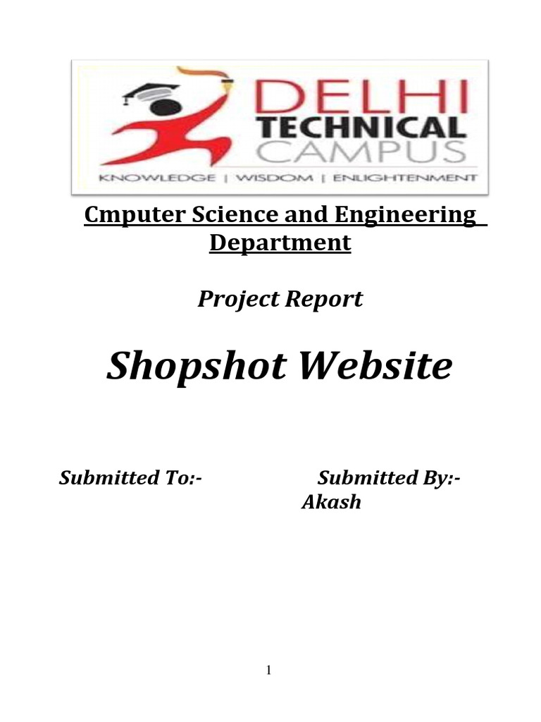 Project Report | PDF | Databases | E Commerce