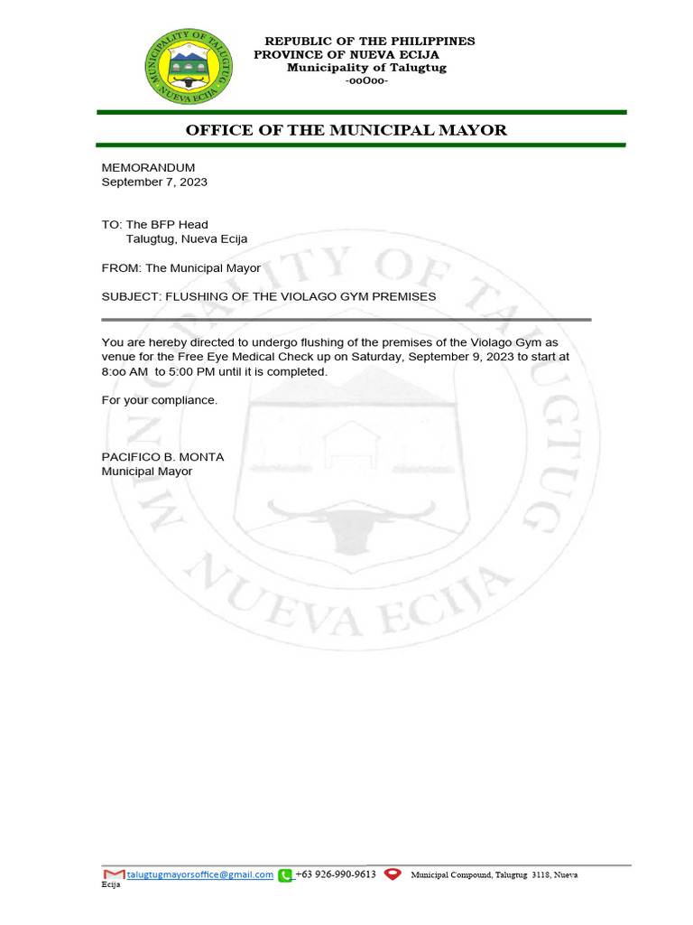 Mayor's Office Draft | Download Free PDF | Government