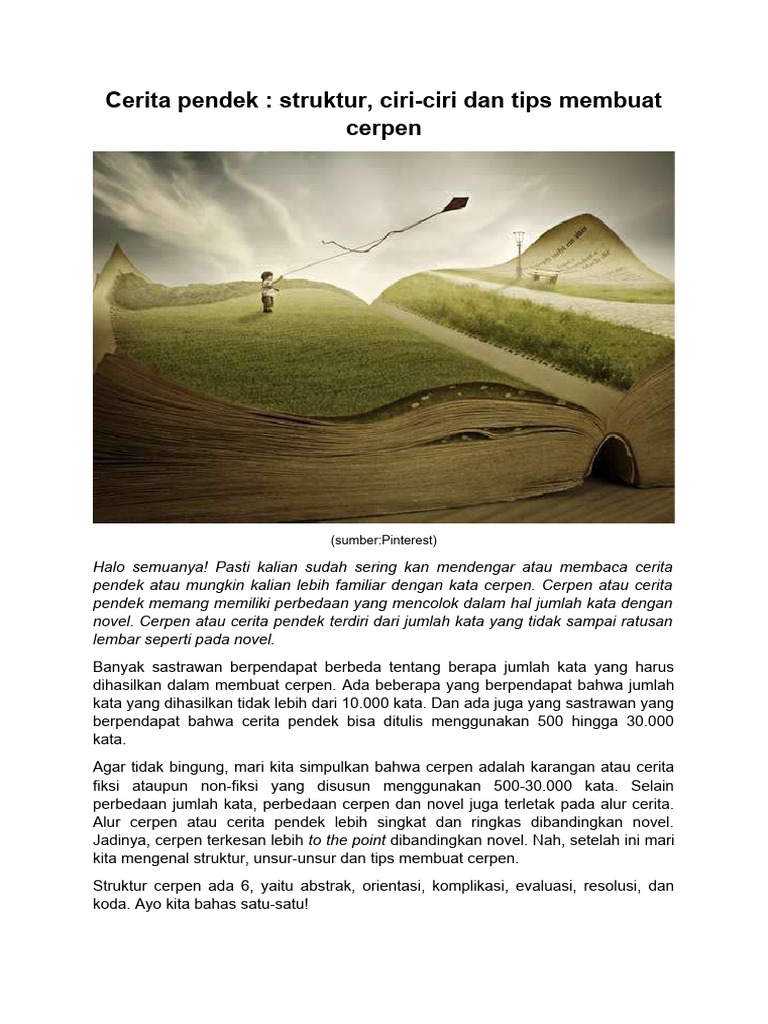 Artikel Cerita Pendek Pdf