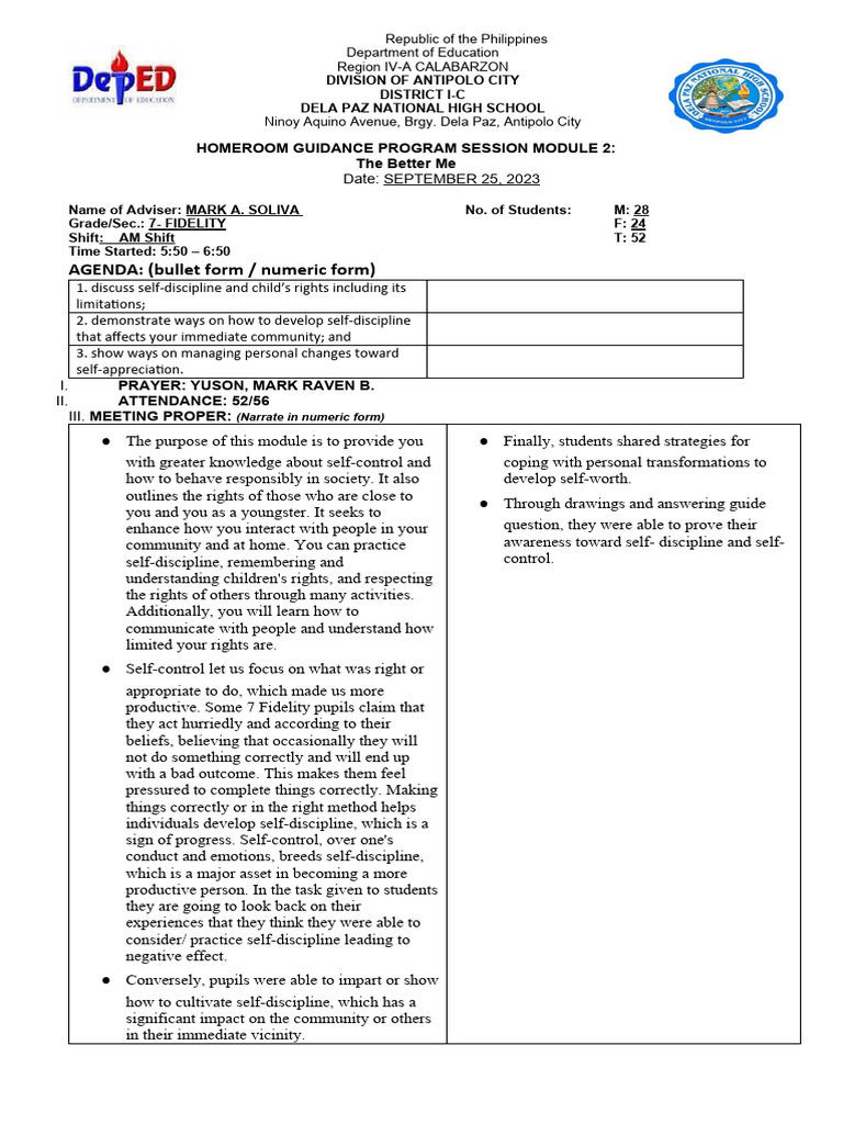 7-Fidelity-Hgp-Q1-Module - 2 | PDF | Disciplines | Cognitive Psychology