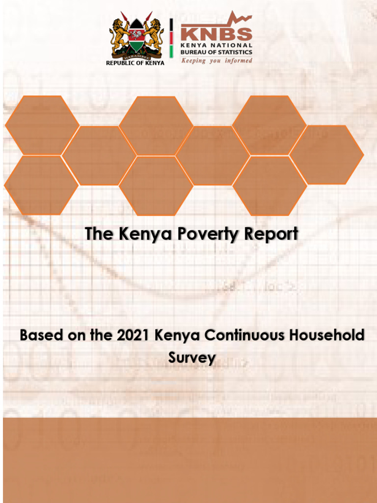 The Kenya Poverty Report 2021 | PDF | Sampling (Statistics) | Poverty