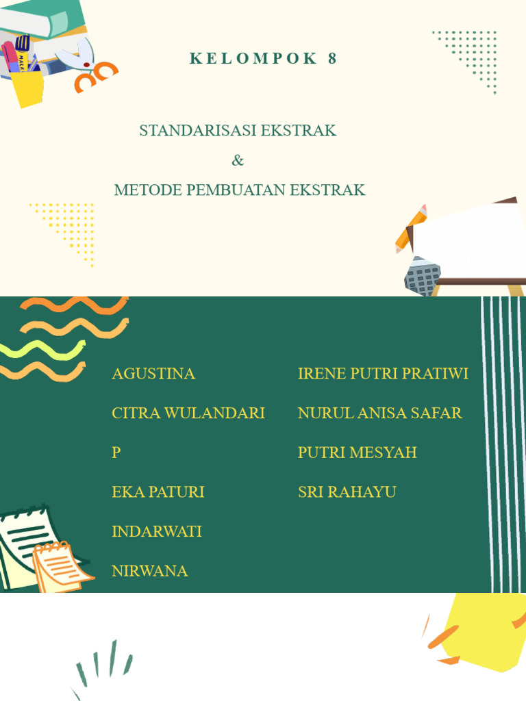 Standarisasi dan Ekstraksi Ekstrak | PDF