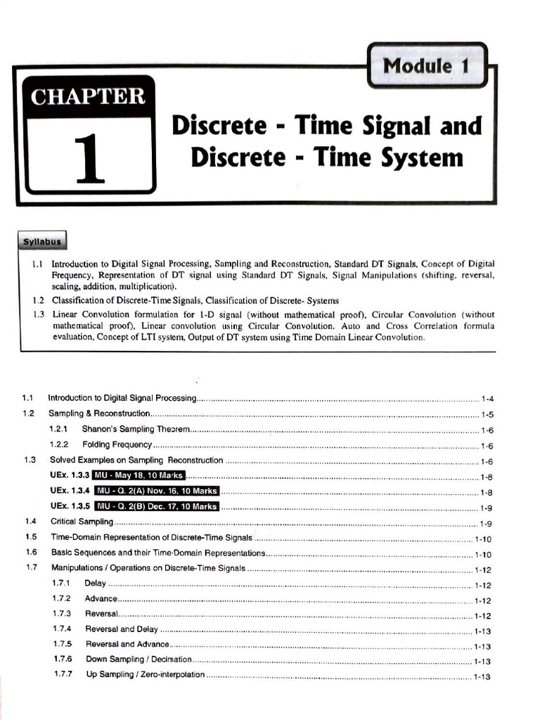 DSIP Full Notes PDF | PDF
