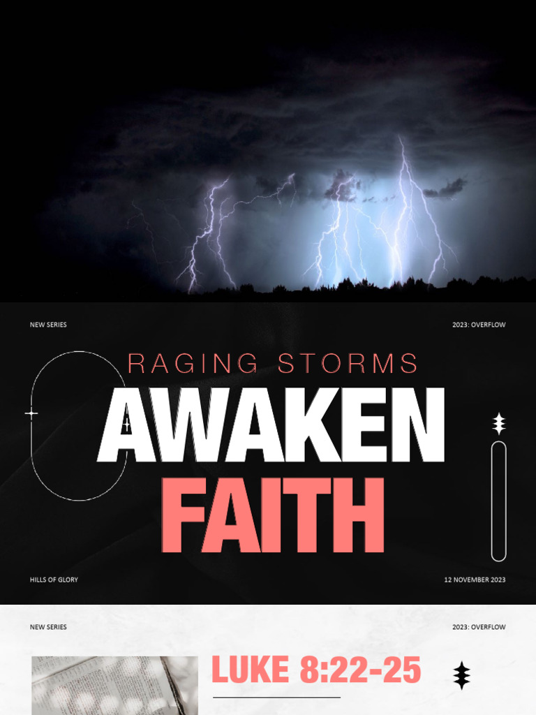 Raging Storms Awaken Faith | PDF | Glory (Religion) | Jesus