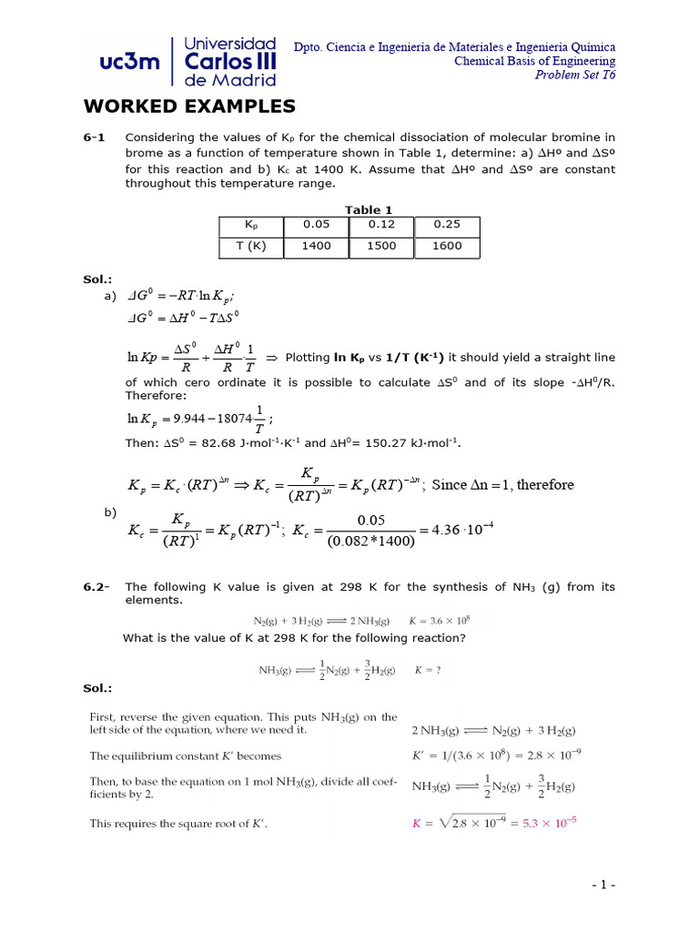 Exercises-Topic 6 | PDF | Mole (Unit) | Chemical Reactions
