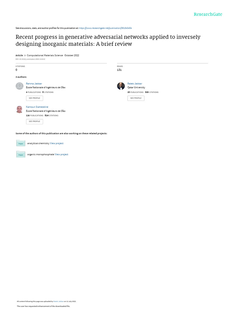 GPR Surveys and Inverse Material Design | PDF | Machine Learning | Crystal Structure