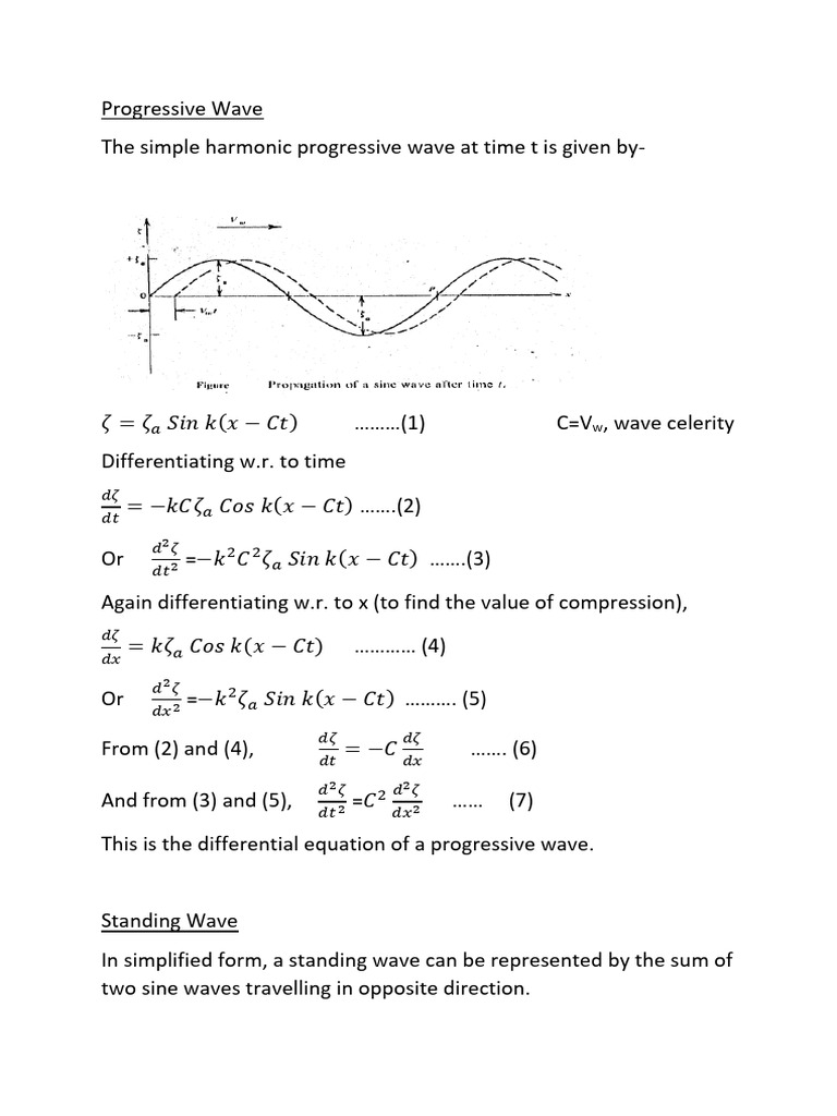Progressive Wave | PDF | Waves | Mechanical Engineering