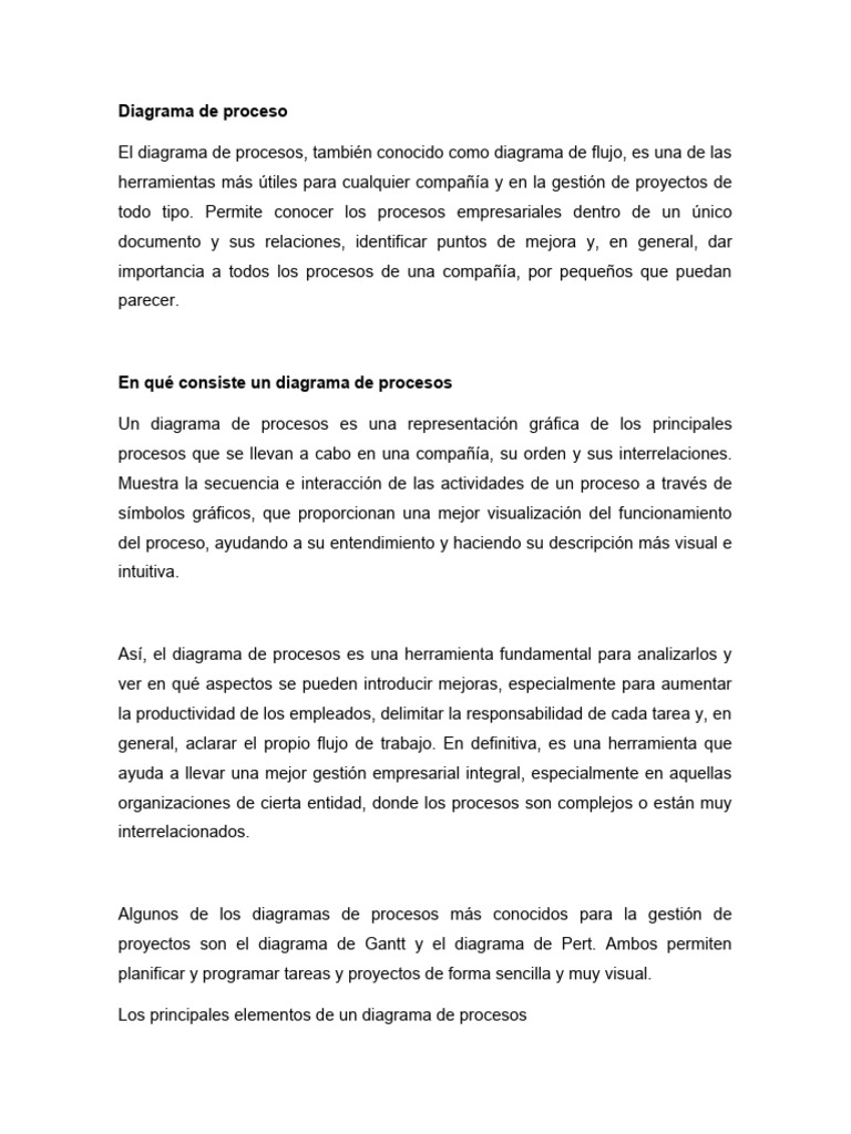 Tipos de Diagramas | PDF