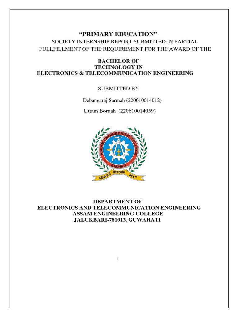 Final Internship Report | PDF | Data Analysis | Teachers Final Internship Report | PDF | Data Analysis | Teachers