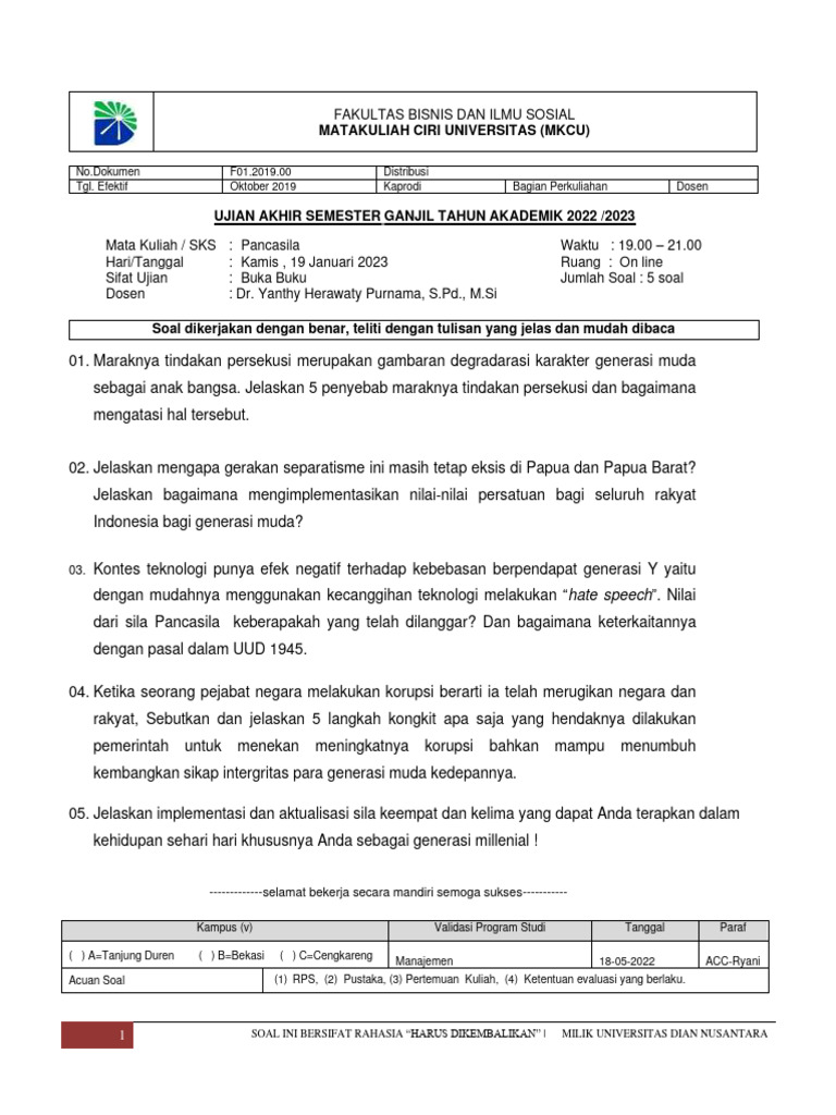 UAS - 31112E4FA-Elearning (1) Approved | PDF
