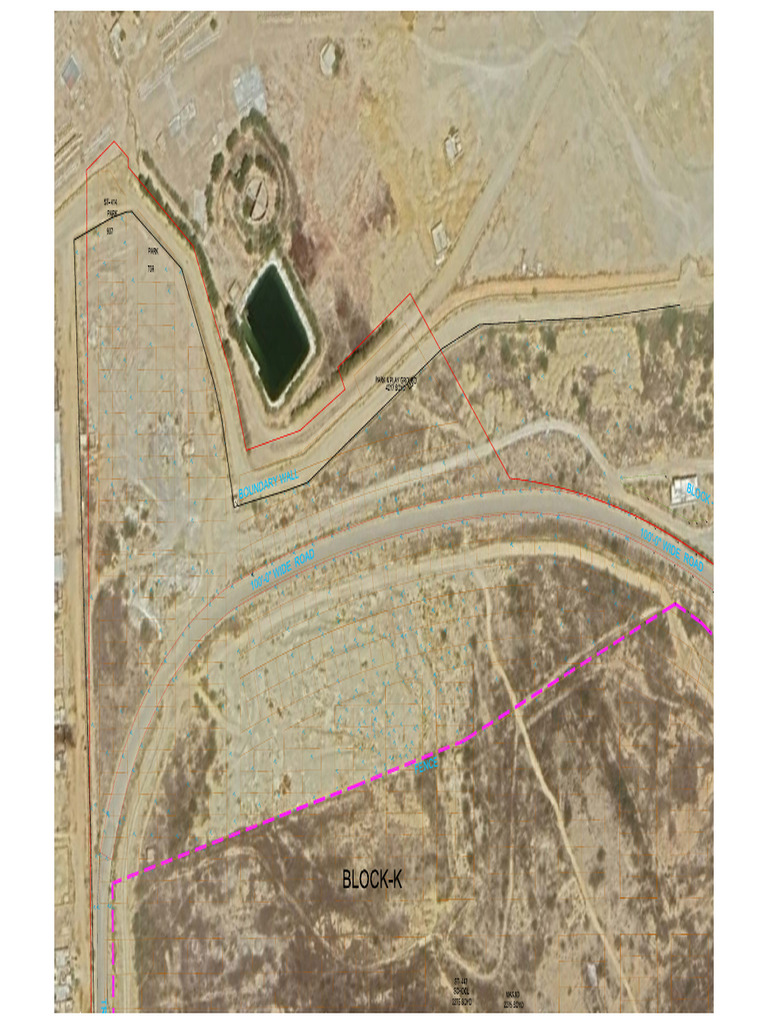 Block K Masterplan Overlayed On Topography | PDF