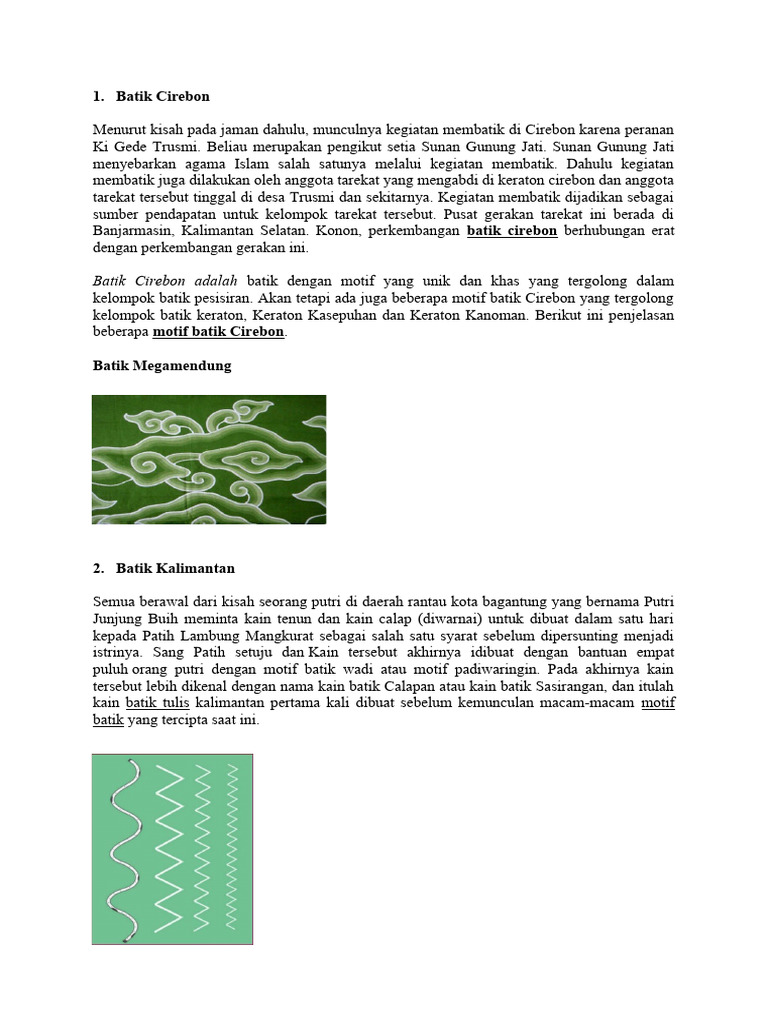 Kliping Batik | PDF