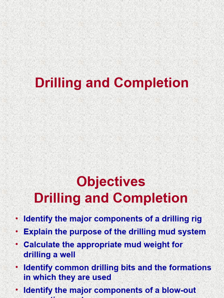 04-Drilling& Completion | PDF | Casing (Borehole) | Oil Well