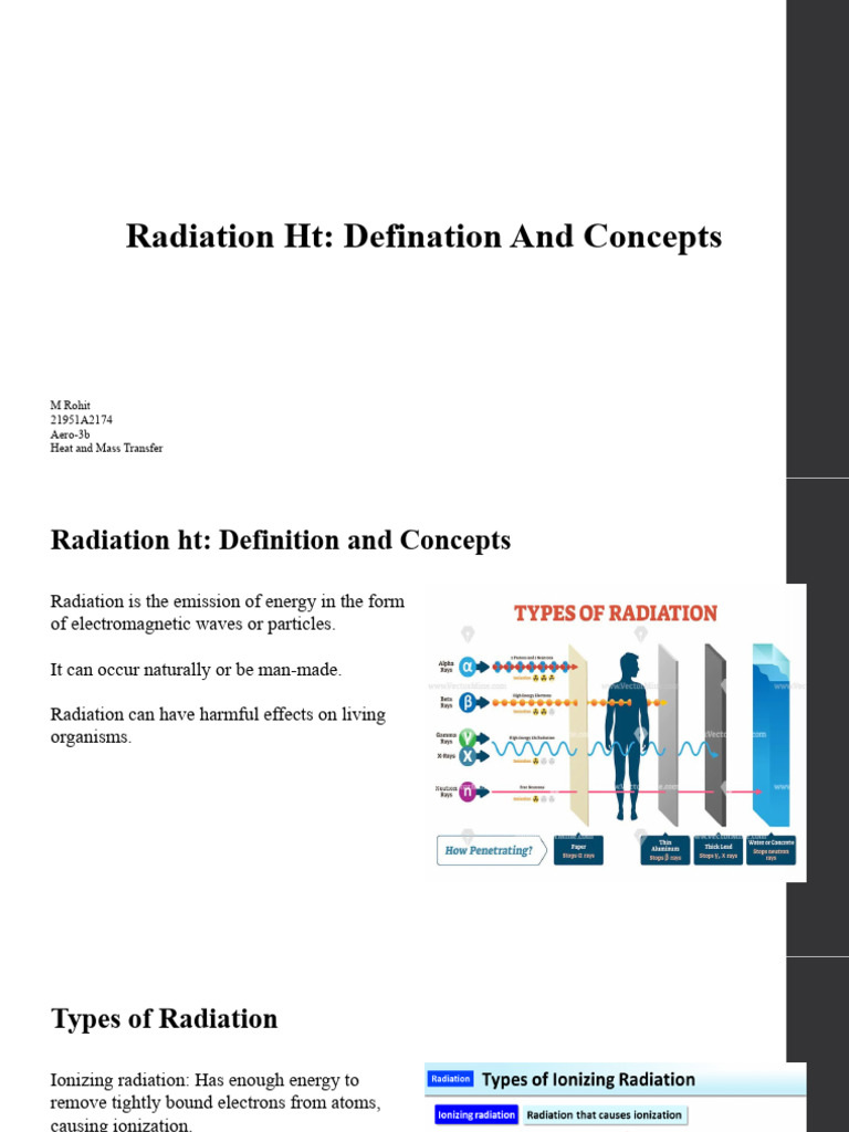 Radiation HT Defination and Concepts | PDF | Ionizing Radiation ...