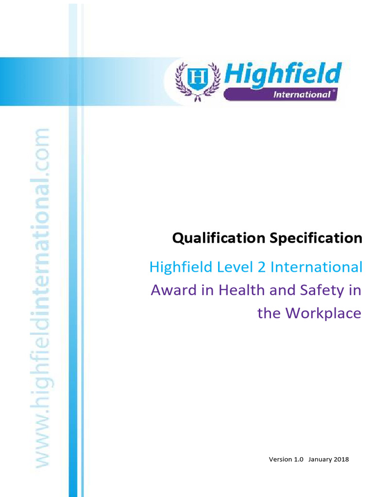 Level 3 Health And Safety Qualification