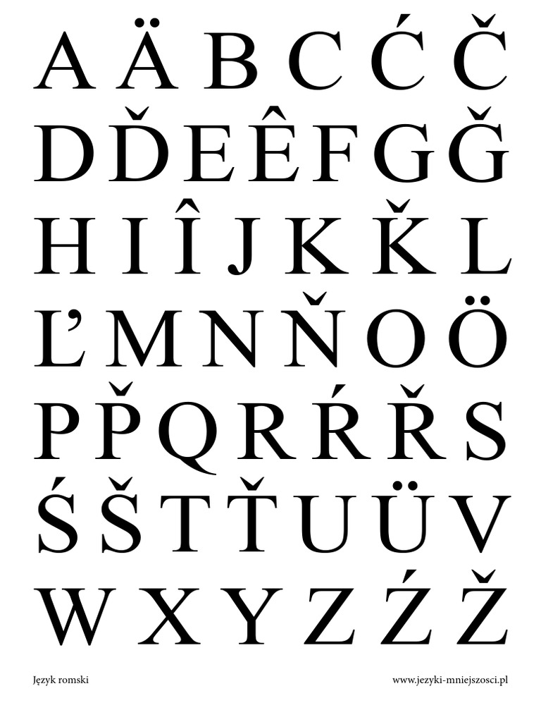 Alfabet Romski | PDF