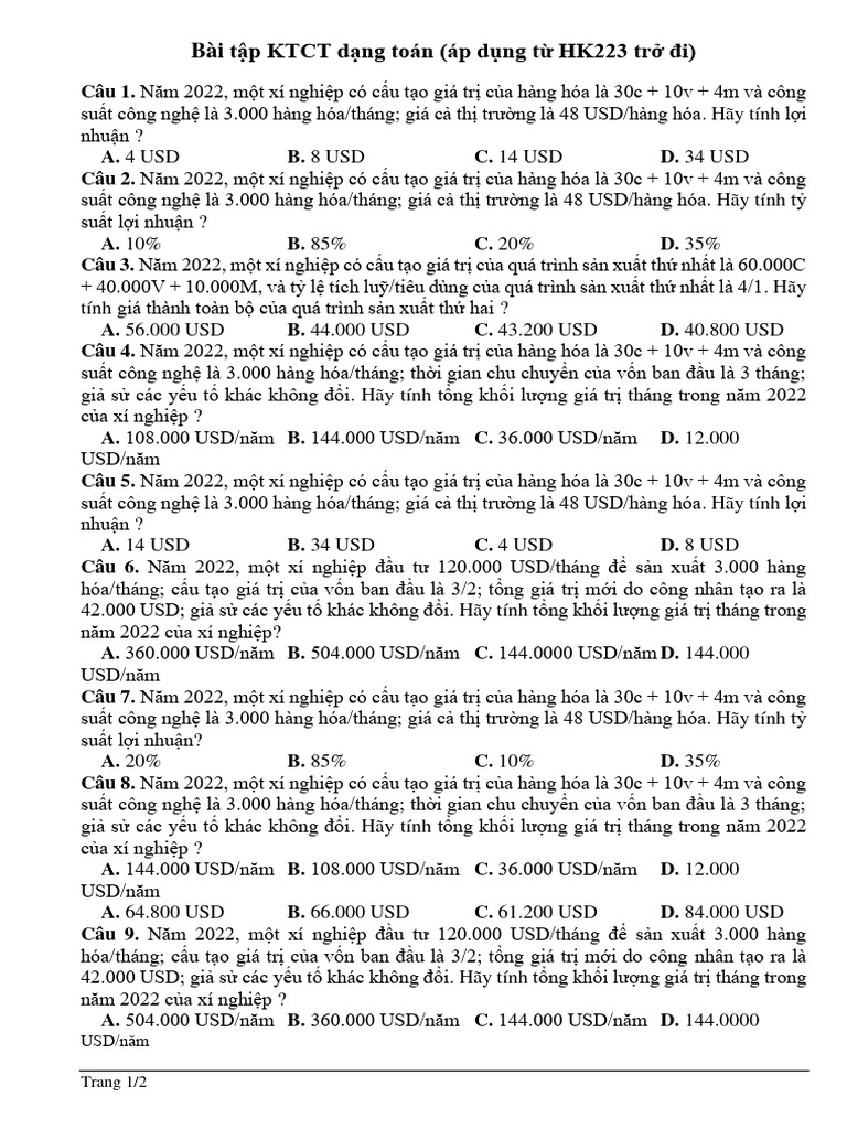 De BT - Mau - KTCT | PDF