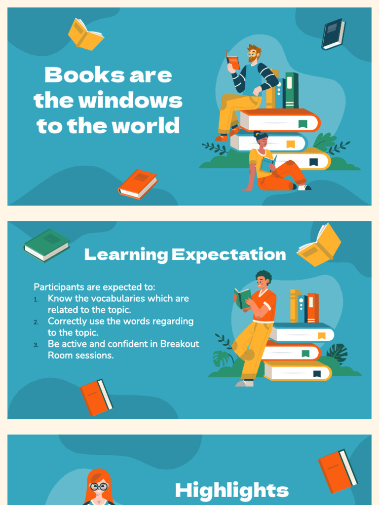 Books Are the Windows to the World | PDF | Books | Human Communication