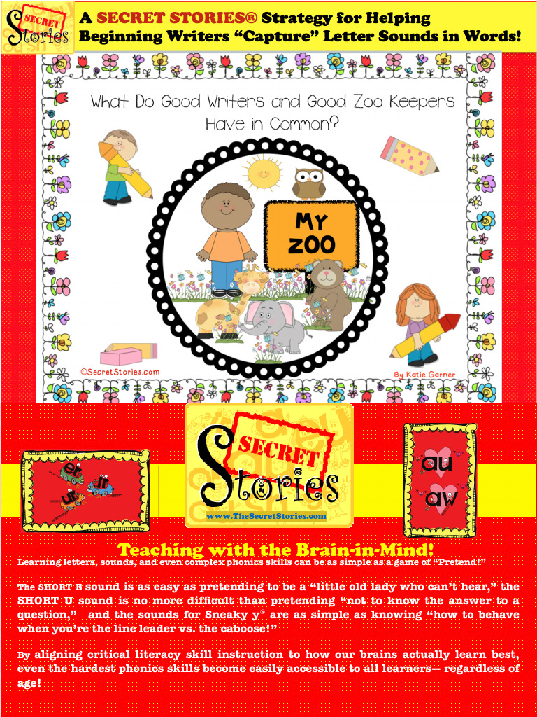 TheSecretStoriesZooKeeperTrickforGettingKidstoWRITEliketheyREAD 1 | PDF ...