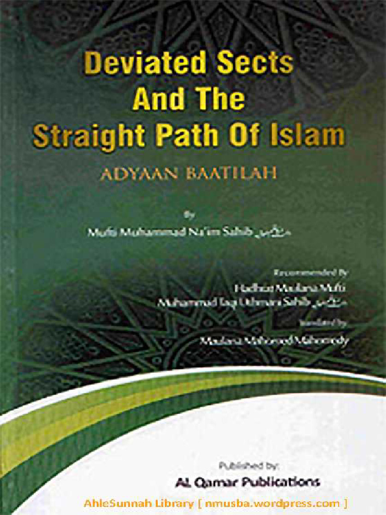 Deviated Sects and The Straight Path of Islam | PDF | Sunni Islam ...