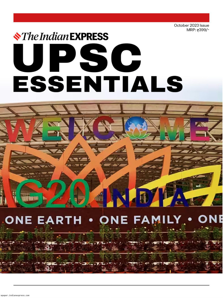 UPSC Essentials UPSC Essentials October 2023 Edition | PDF | Economies