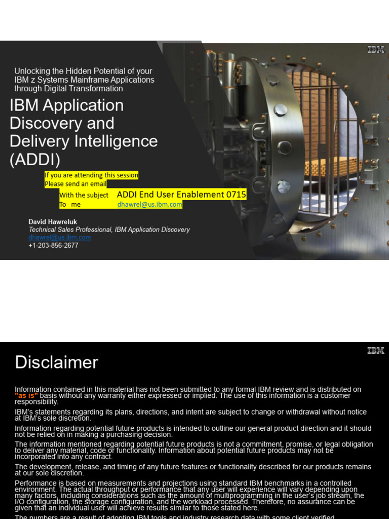 AD Module 0 ADDI Introduction | Download Free PDF | Ibm Db2 | Systems Engineering