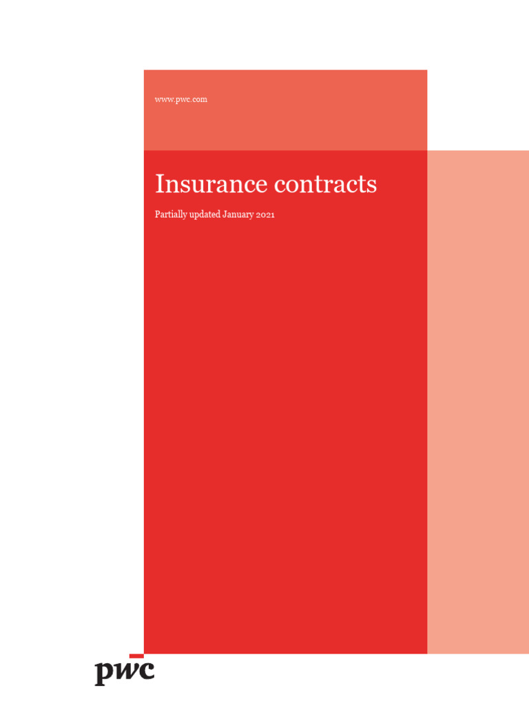 1a. Insurance-Contracts-Accounting-Guide PWC | PDF | Insurance | Reinsurance