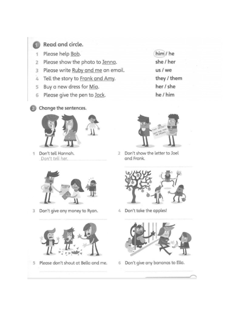 Direct and Indirect Object | PDF