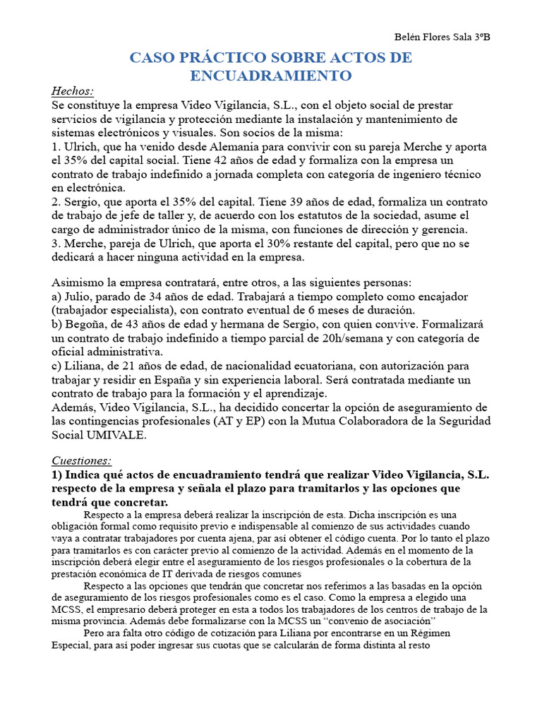 Wuolah Free Caso Practico Tema 4 | PDF