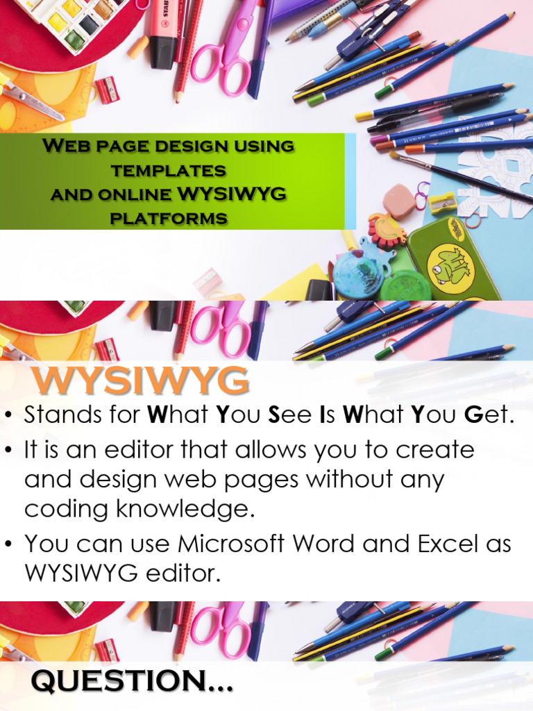 Lesson 8 Basic Web Page Creation | PDF | Websites | World Wide Web