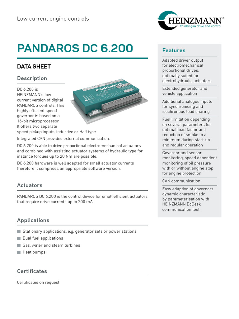 Pandaros | PDF | Actuator | Engines