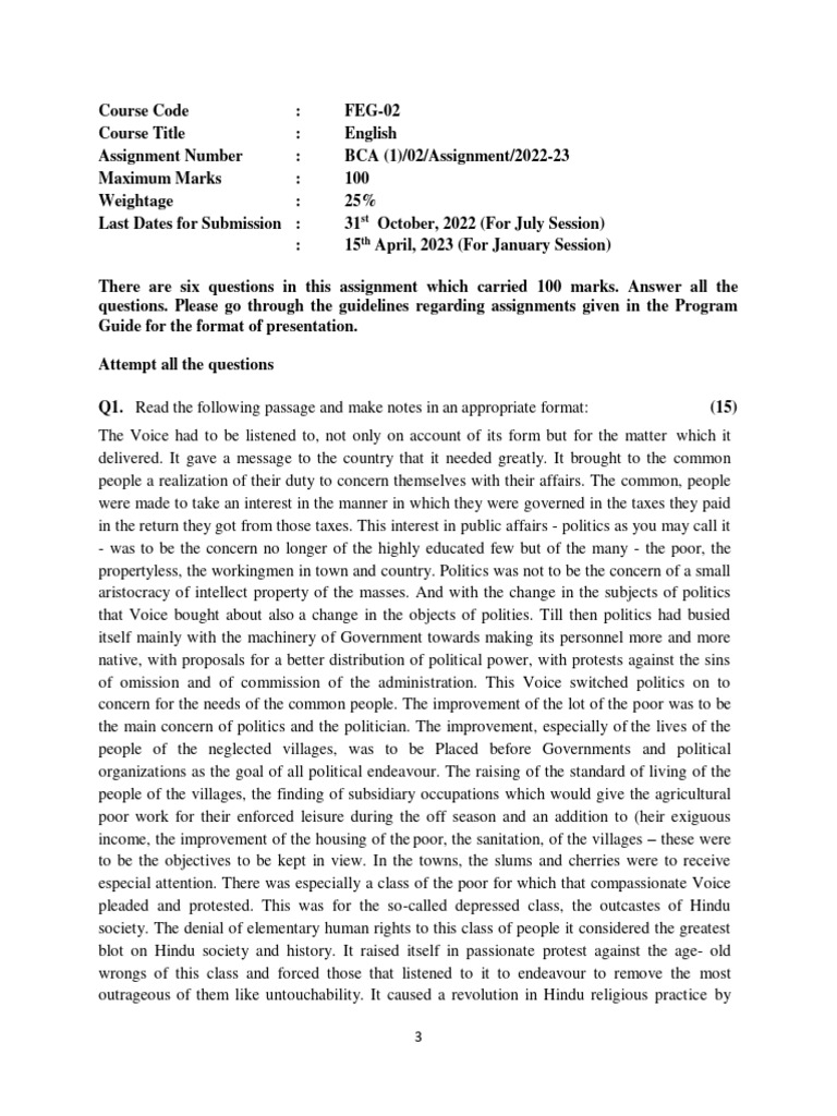 English Assignment | PDF | Dalit