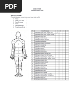 Prosedur Kuesioner Nordic Body Map | PDF