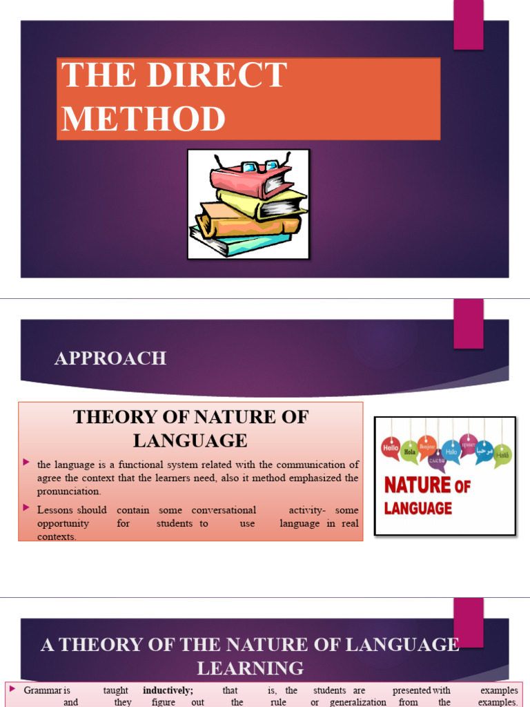 Direct Method | PDF | Vocabulary | Second Language