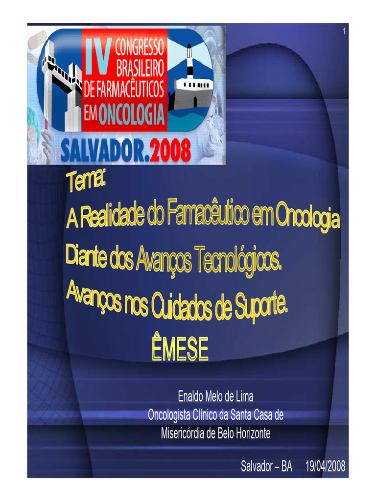 CUIDADOS DE SUPORTE Emese | PDF | Vômito | Medicina Clínica