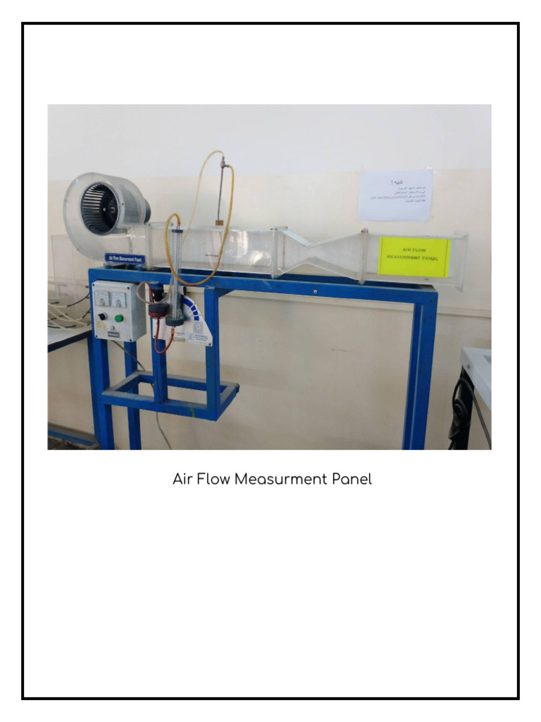 Air Flow Measurment Panel | PDF