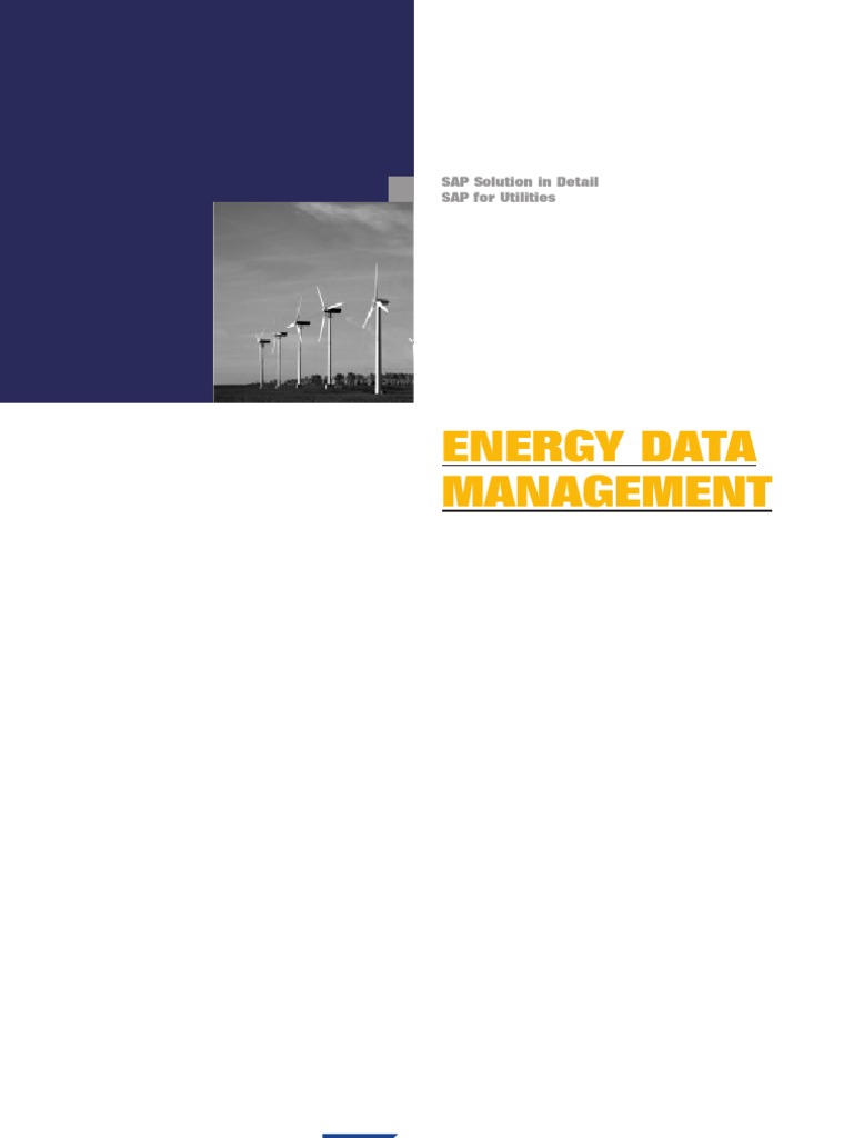 Energy Data Management: SAP Solution in Detail SAP For Utilities | PDF ...