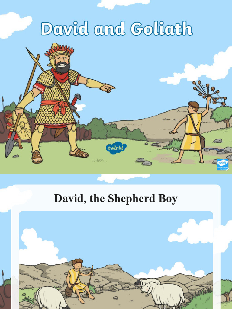 David and Goliath: A Children's Tale | PDF | Goliath | David