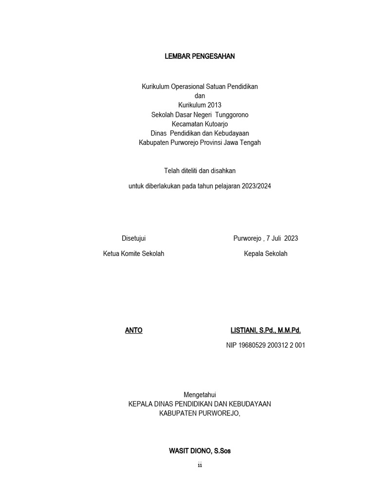 Halaman Muka Kurikulum | PDF | Karier & Perkembangan