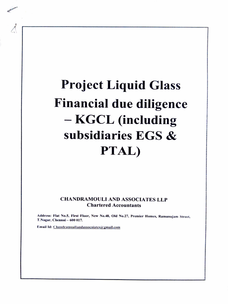 Project Liquid Glass | PDF | Expense | Balance Sheet