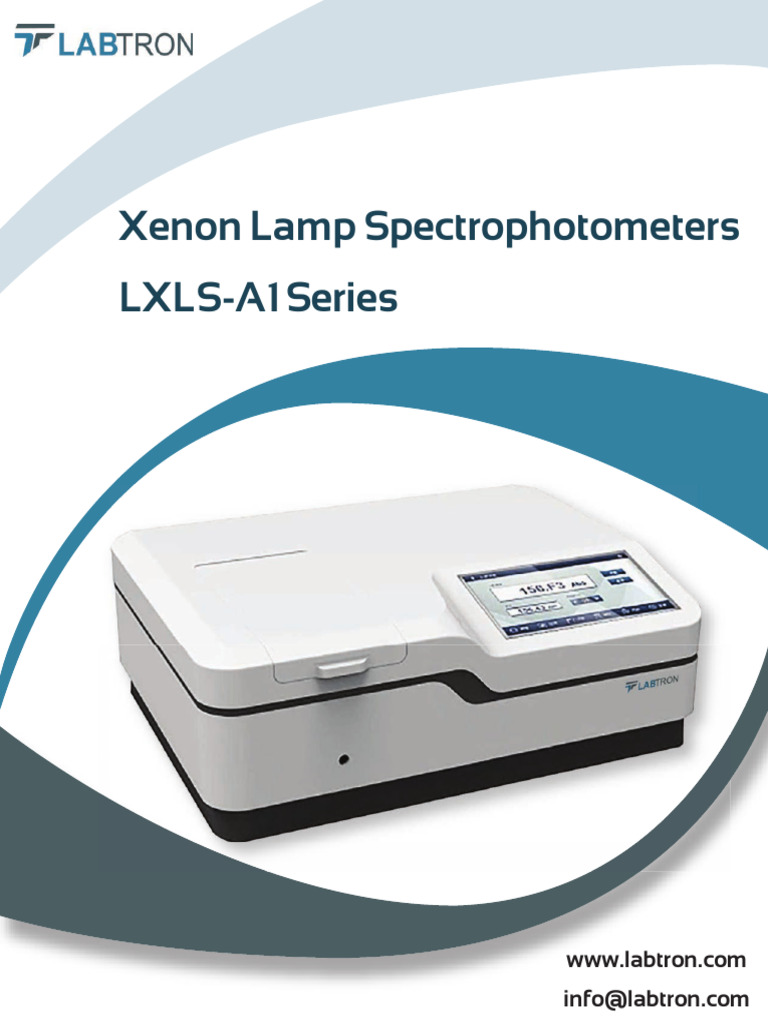Xenon Lamp Spectrophotometers | PDF | Spectrophotometry | Optics