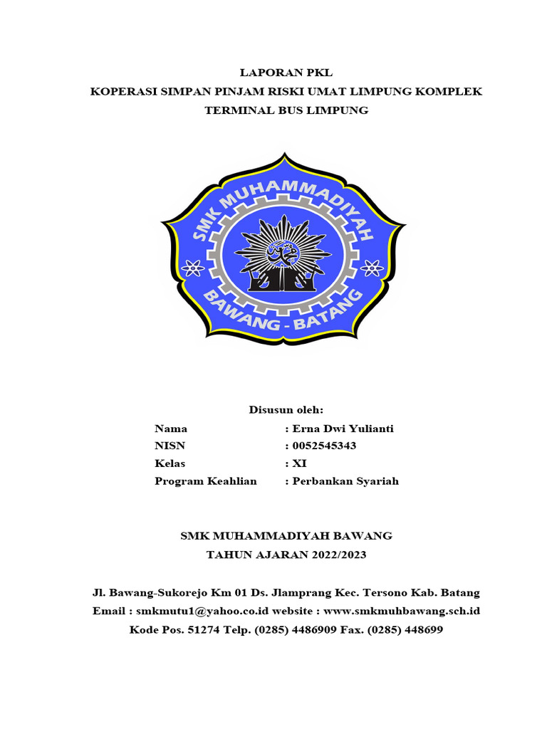 Laporan PKL R.umat Er-Wps Office | PDF