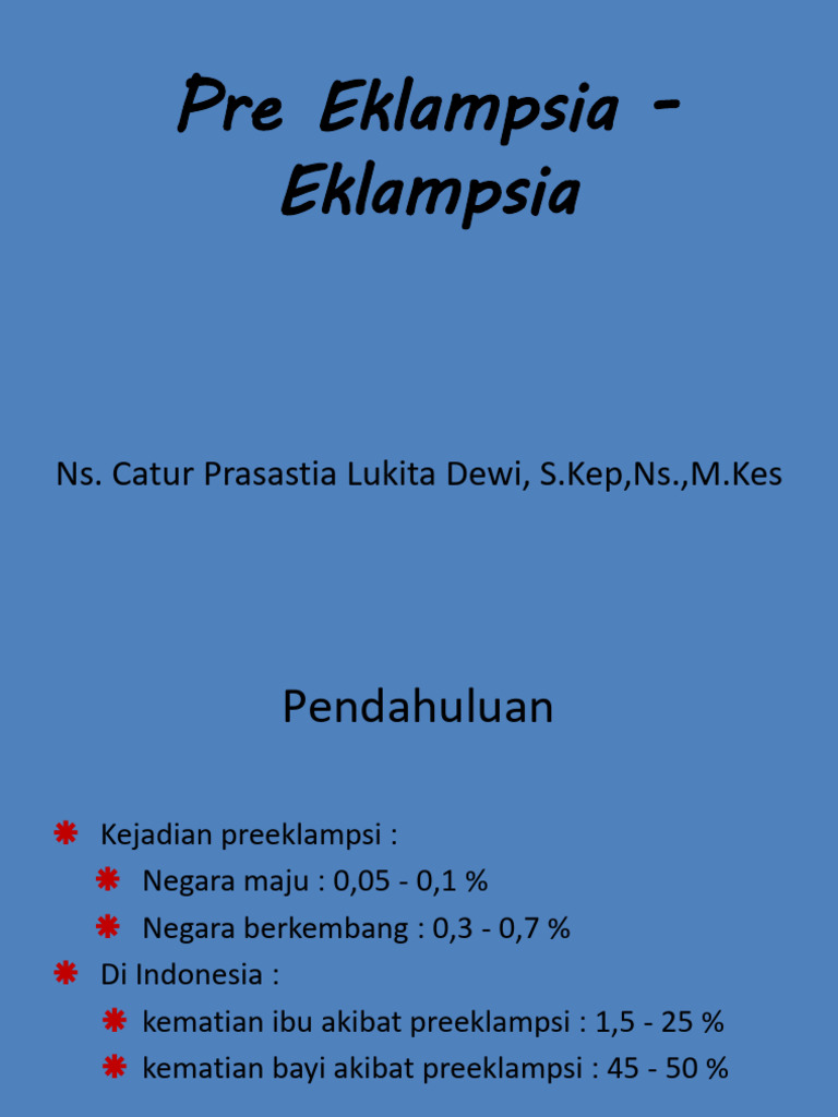 Penatalaksanaan Preeklampsia pada Ibu Hamil | PDF
