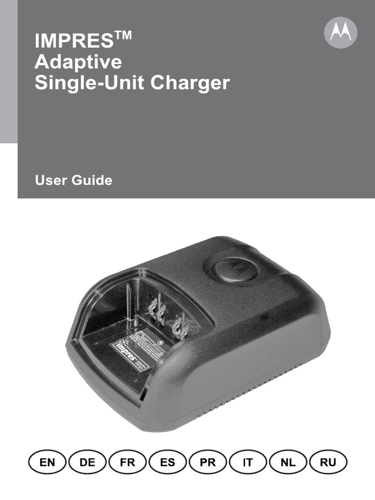 IMPRES Adaptive Single Chargerpdf | PDF | Battery Charger | Alternating Current
